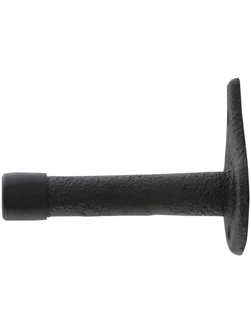 Cast Iron Door Stop With Black Powder-Coated Finish | House of Antique ...