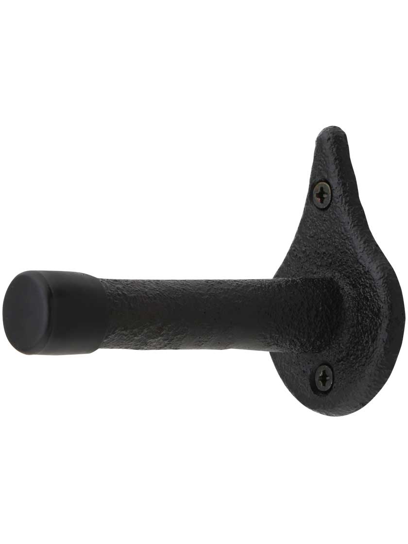 Cast Iron Door Stop With Black Powder-Coated Finish | House of Antique ...