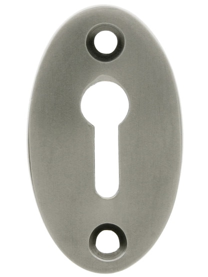 Plain Keyhole Cover - 1 7/8 x 1 1/8" | House of Antique Hardware