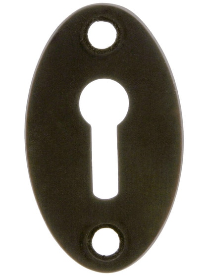 Plain Keyhole Cover - 1 7/8 x 1 1/8" | House of Antique Hardware