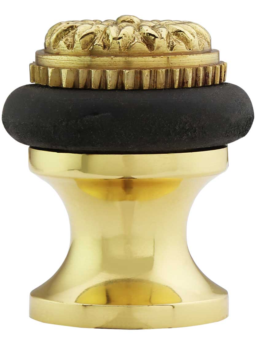 Decorative Post Floor Mounted Door Stop | House of Antique Hardware