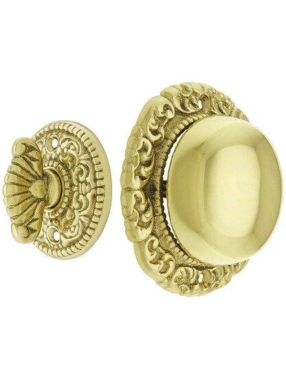 Small Scroll Design Twist Door Bell In Solid Brass | House of Antique ...