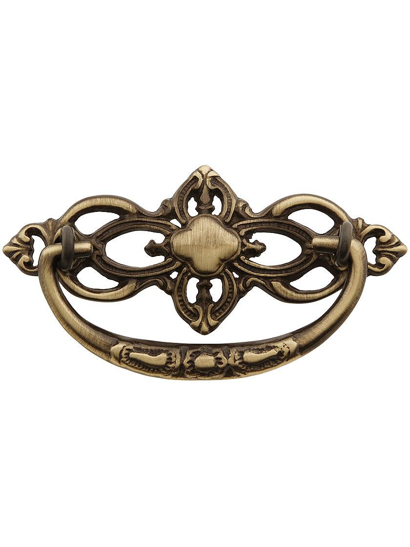 Victorian Style Cast-Brass Bail Pull - 3" Center-to-Center | House of ...