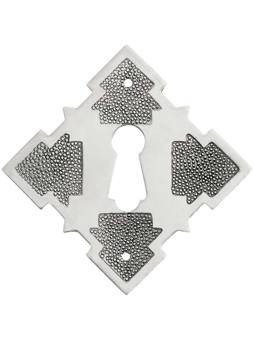 Solid Brass Diamond Keyhole Cover | House of Antique Hardware