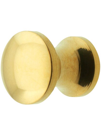 Tiny Brass Cabinet Knob - 3/8" Diameter | House of Antique Hardware