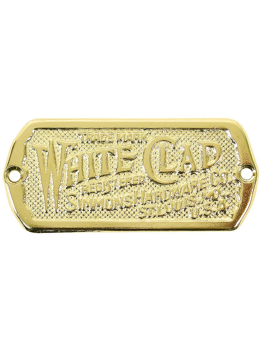 Ice Box Manufacturing Plate | House of Antique Hardware