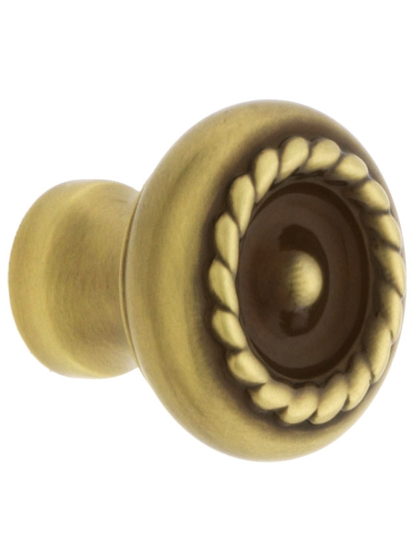 Small Rope Design Cabinet Knob - 1 1/8" Diameter | House of Antique ...