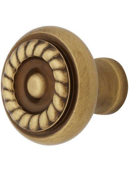 Rope Design Cabinet Knob - 1 1/4" Diameter | House of Antique Hardware