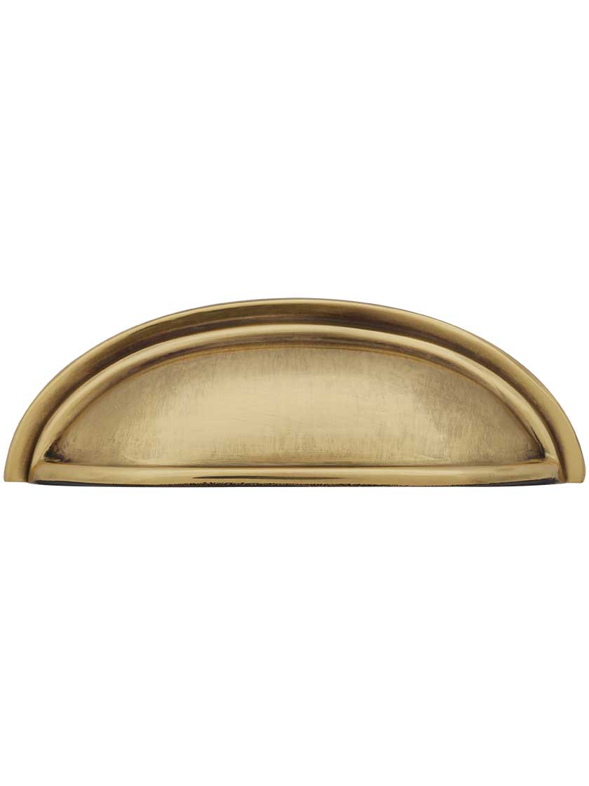 Streamline Cast Brass Bin Pull With Choice of Finish - 3" Center-to ...