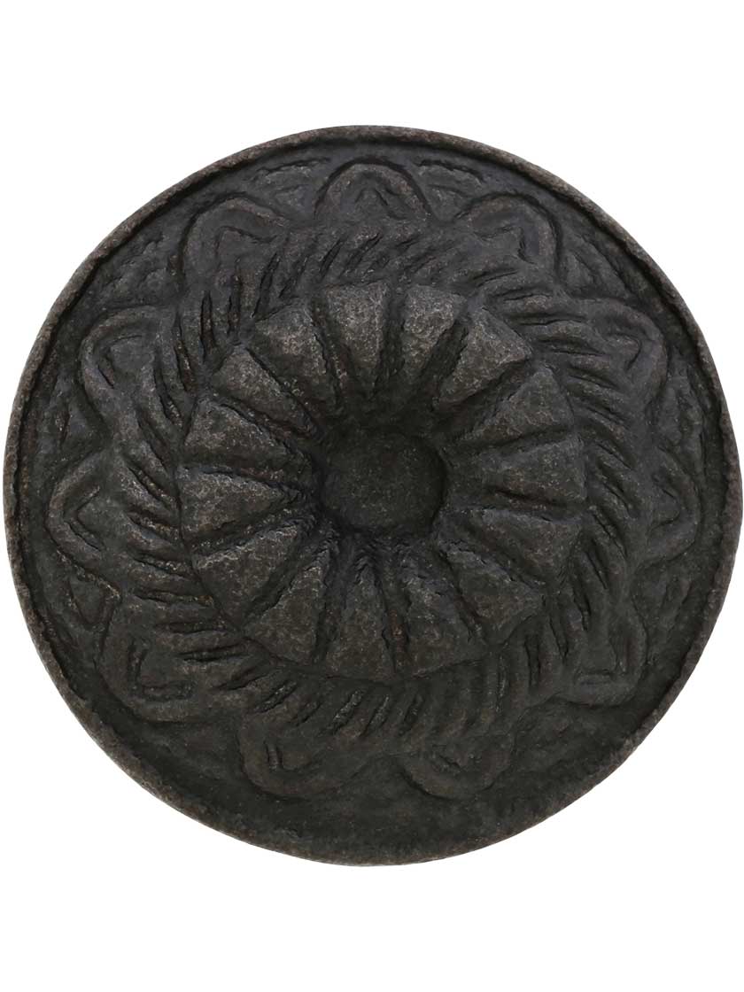 Solon Cast-Iron Cabinet Knob - 1 5/16" Diameter | House of Antique Hardware