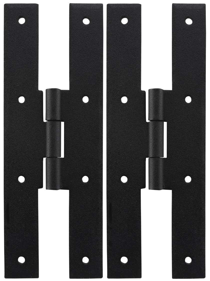 Pair of Hand-Forged "H" Style Cabinet Hinges - 7" H x 2 5/8" W | House ...