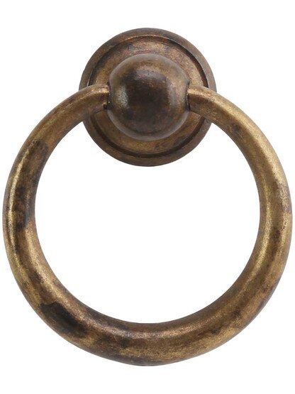Small Classic Ring Pull - 1 9/16" x 1 5/16" | House of Antique Hardware