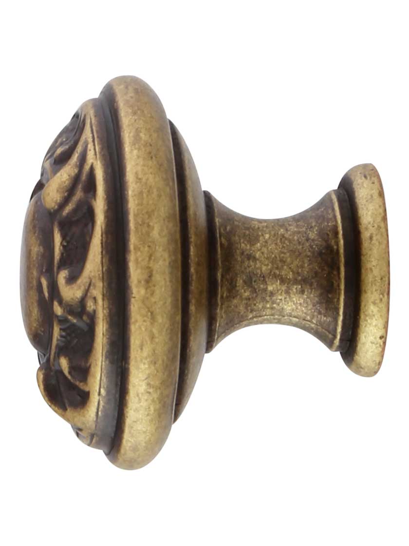 Scroll Design Cabinet Knob With Choice Of Finish | House of Antique ...