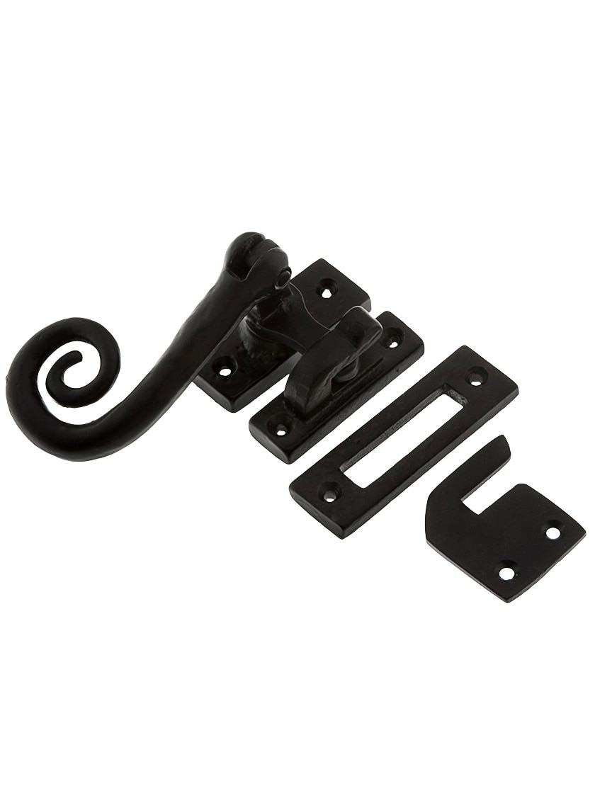Cast Iron Swirl Casement Latch | House of Antique Hardware