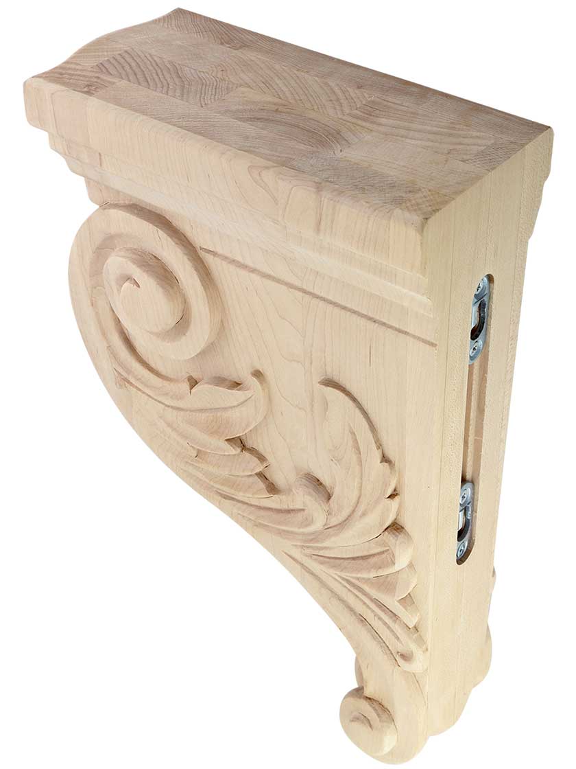 Leaf Pattern Maple Corbel in 3 Sizes | House of Antique Hardware