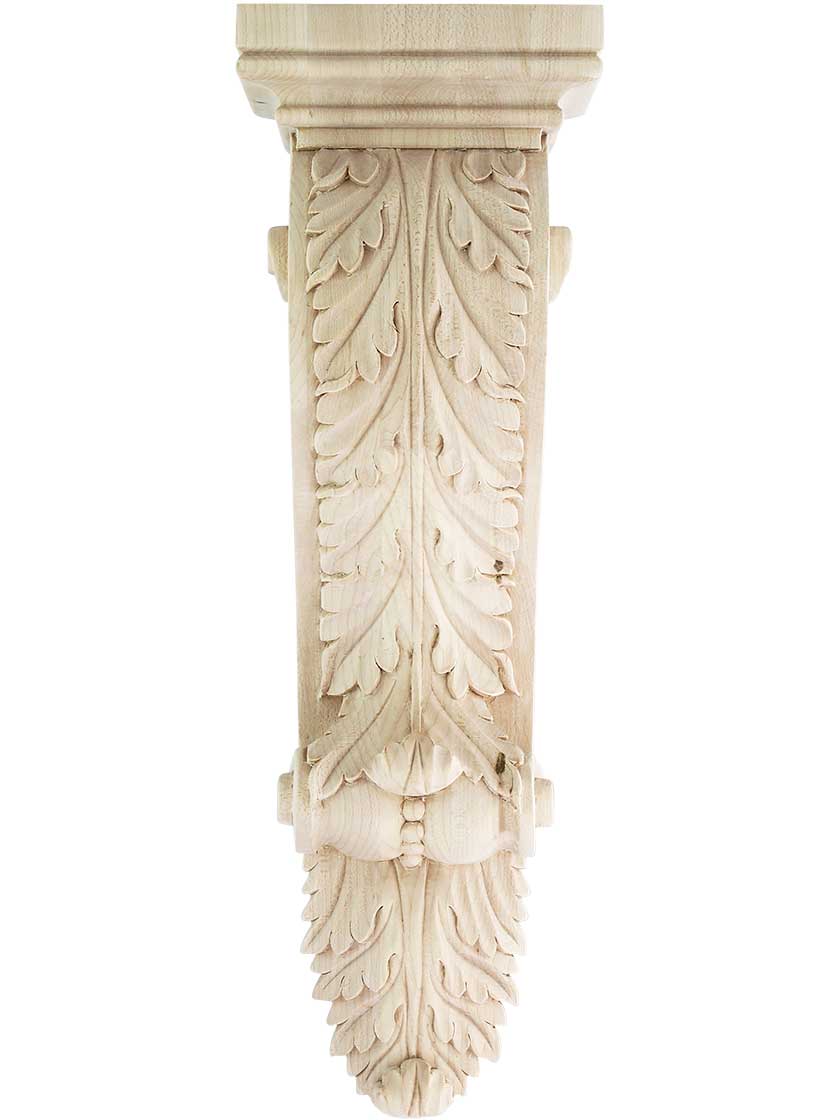 Tall Leaf Pattern Maple Corbel in 5 Sizes | House of Antique Hardware