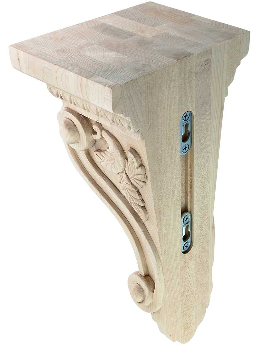 Tall Leaf Pattern Maple Corbel in 5 Sizes | House of Antique Hardware