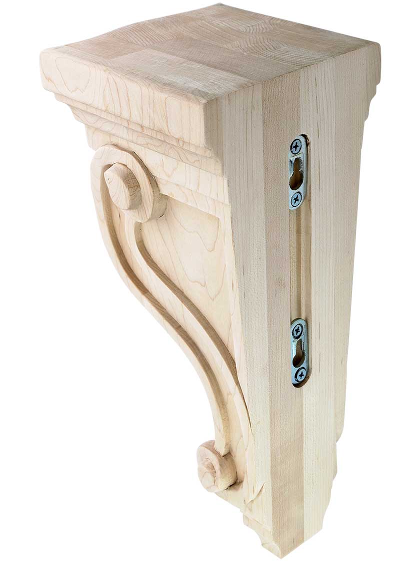 Scroll Design Corbel in 5 Sizes with Choice of Wood | House of Antique ...