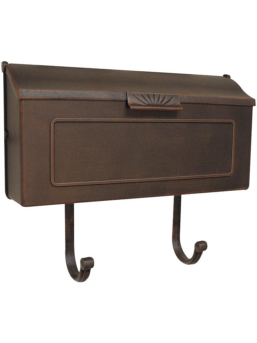 Sunburst Cast-Aluminum Horizontal Mailbox | House of Antique Hardware