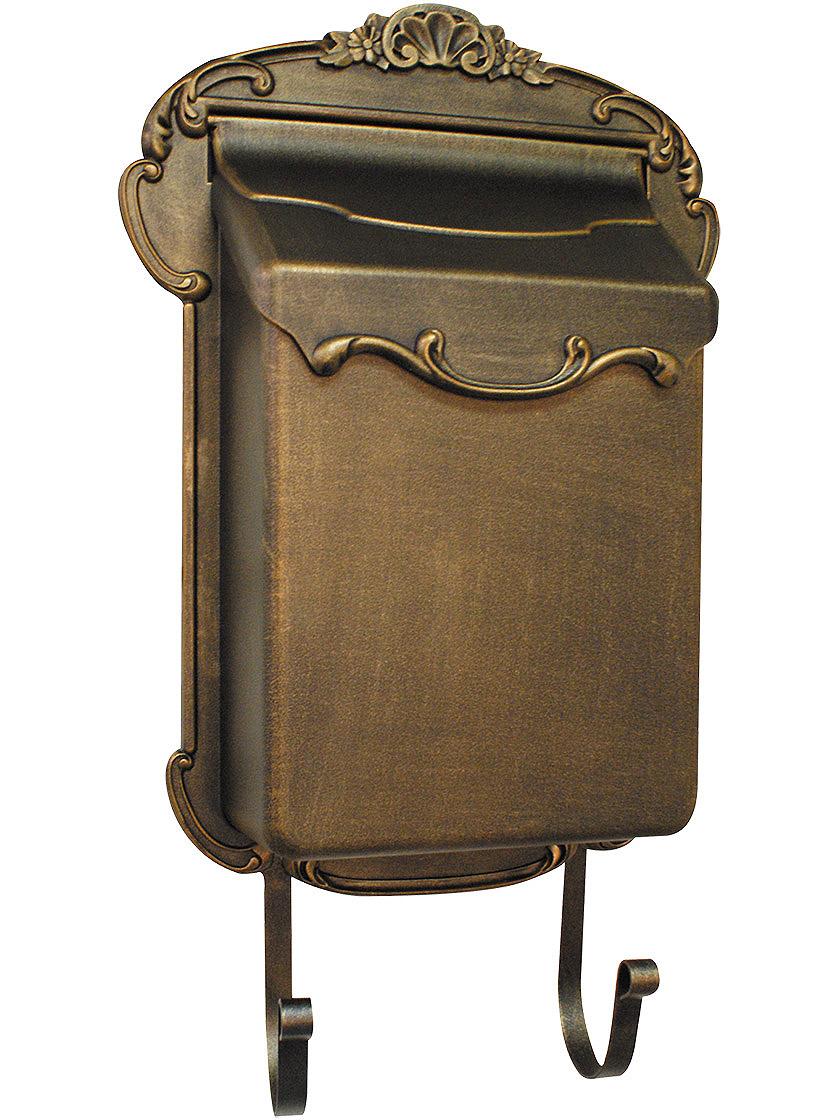 Scroll Design Cast-Aluminum Vertical Mailbox | House of Antique Hardware