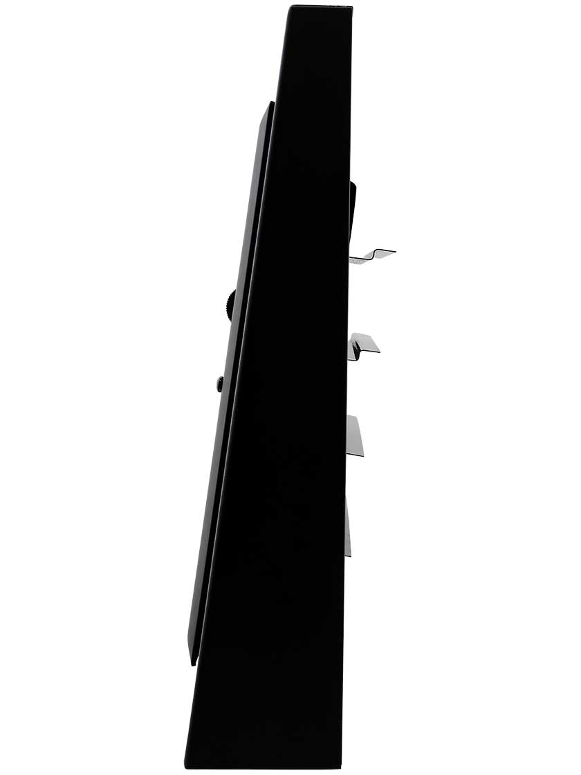 Mission Style Gravity Baseboard Register in Black | House of Antique ...