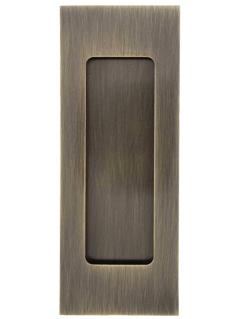 Madison 4 1/2" Rectangular Pocket-Door Pull | House of Antique Hardware