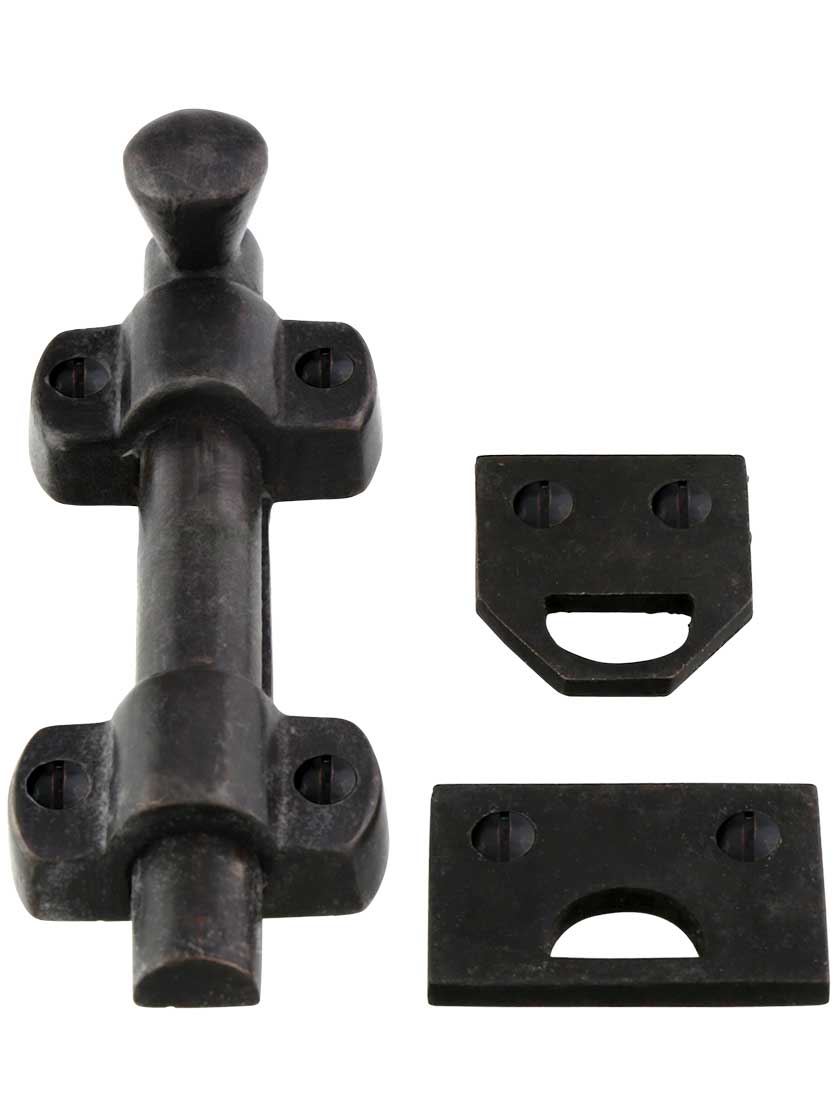 4" Solid-Bronze Surface Bolt | House of Antique Hardware