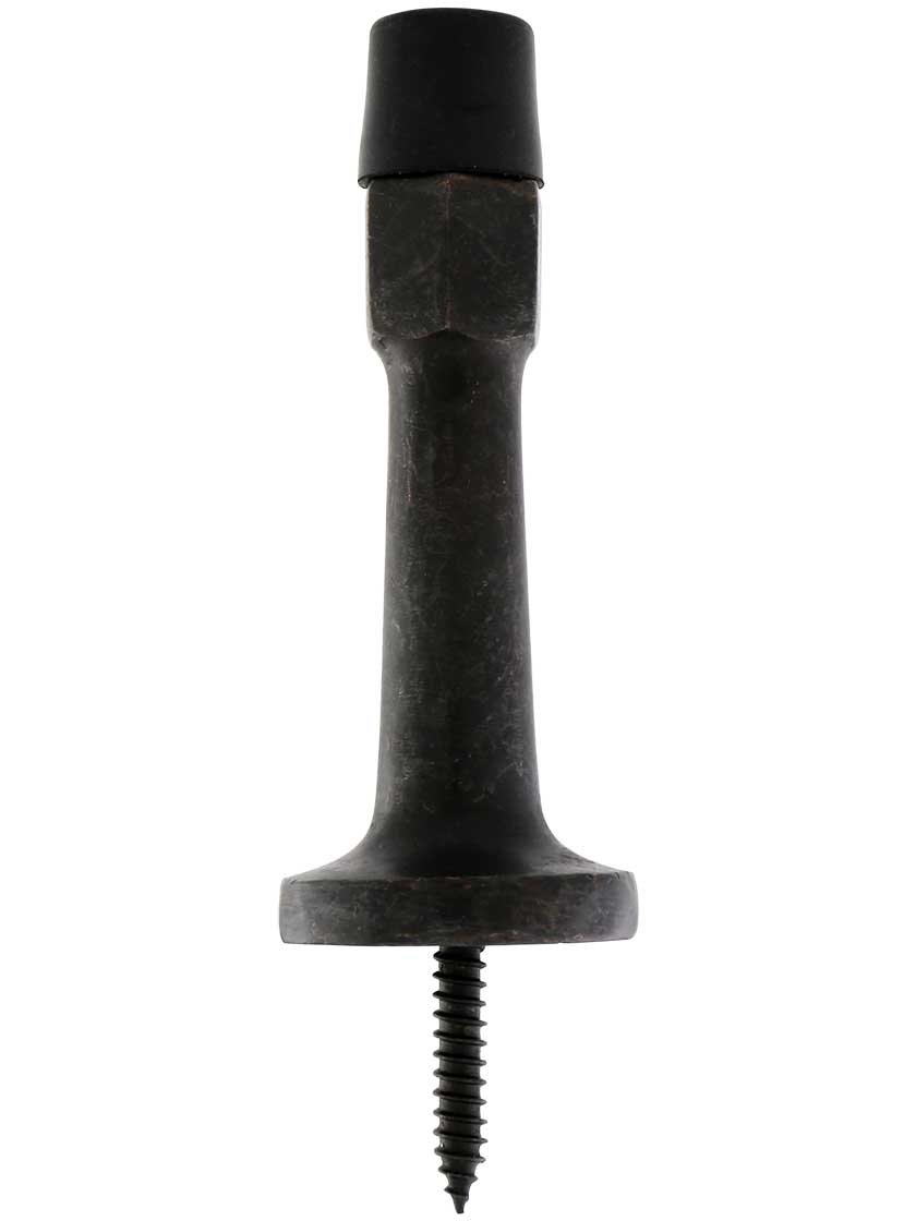 Solid-Bronze Baseboard Door Stop - 3" | House of Antique Hardware