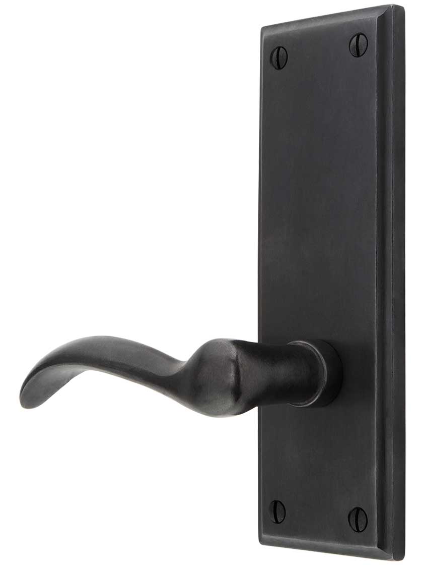 Solid Bronze Rectangular Door Set with Churchill Levers | House of ...