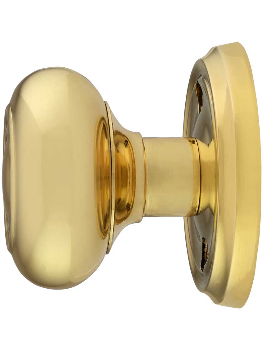 Classic Rosette Door Set with Deco Style Knobs | House of Antique Hardware