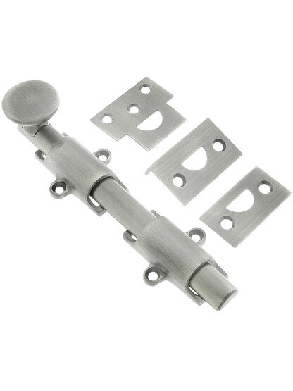 6" Traditional Style Surface Door Bolt In Solid Brass | House of ...