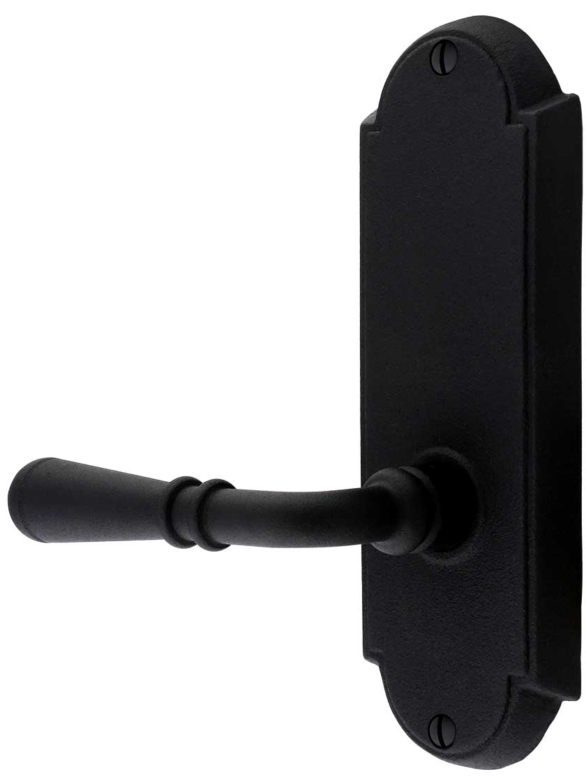 Wrought Steel Colonial Door Set with Normandy Levers | House of Antique ...