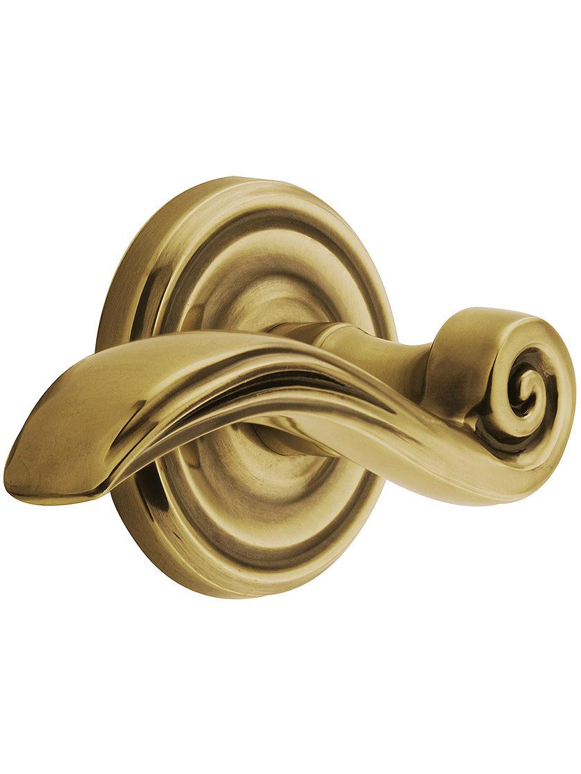 Classic Rosette Set With Elan Lever Handles | House of Antique Hardware