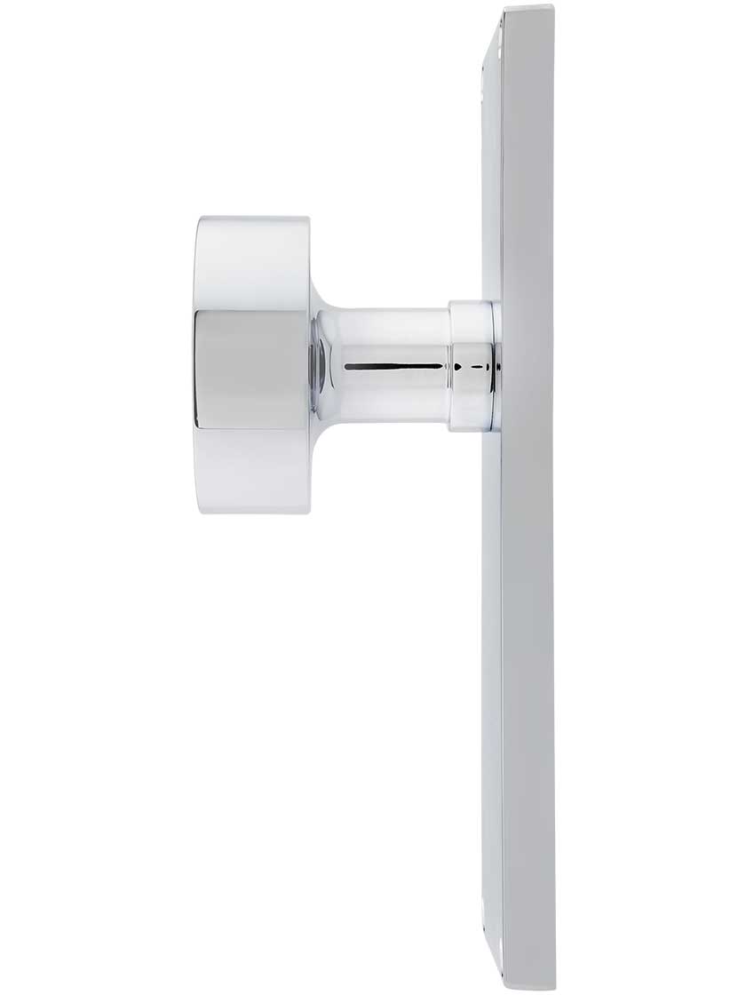 Modern Rectangular Door Set with Disc Knobs | House of Antique Hardware