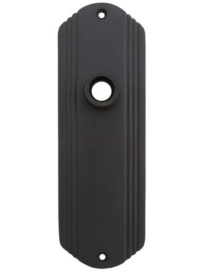 Streamline Deco Forged-Brass Back Plate - No Keyhole | House of Antique ...