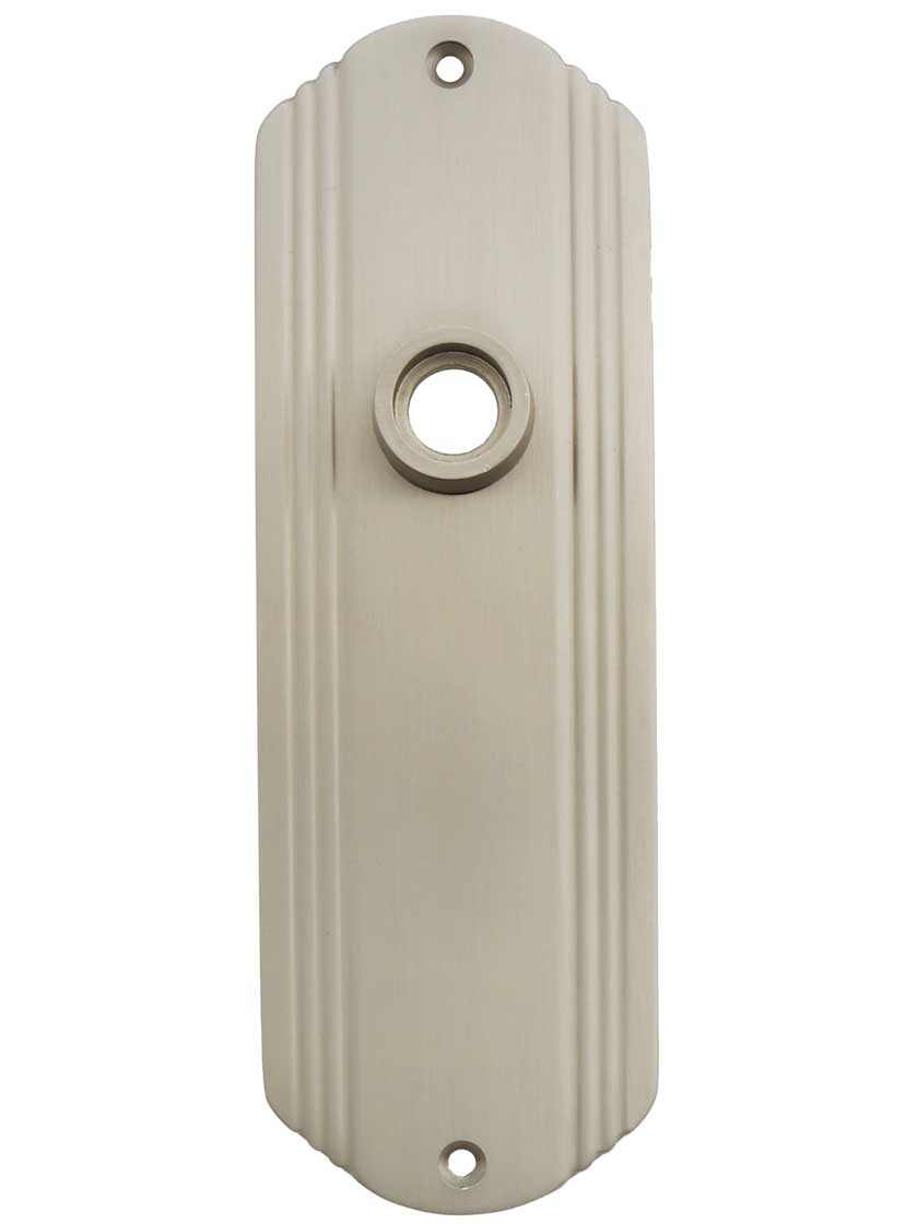Streamline Deco Forged-Brass Back Plate - No Keyhole | House of Antique ...