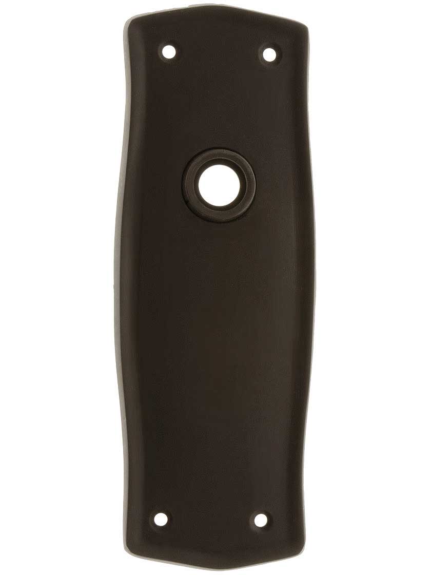 Prairie Forged-Brass Back Plate - No Keyhole | House of Antique Hardware