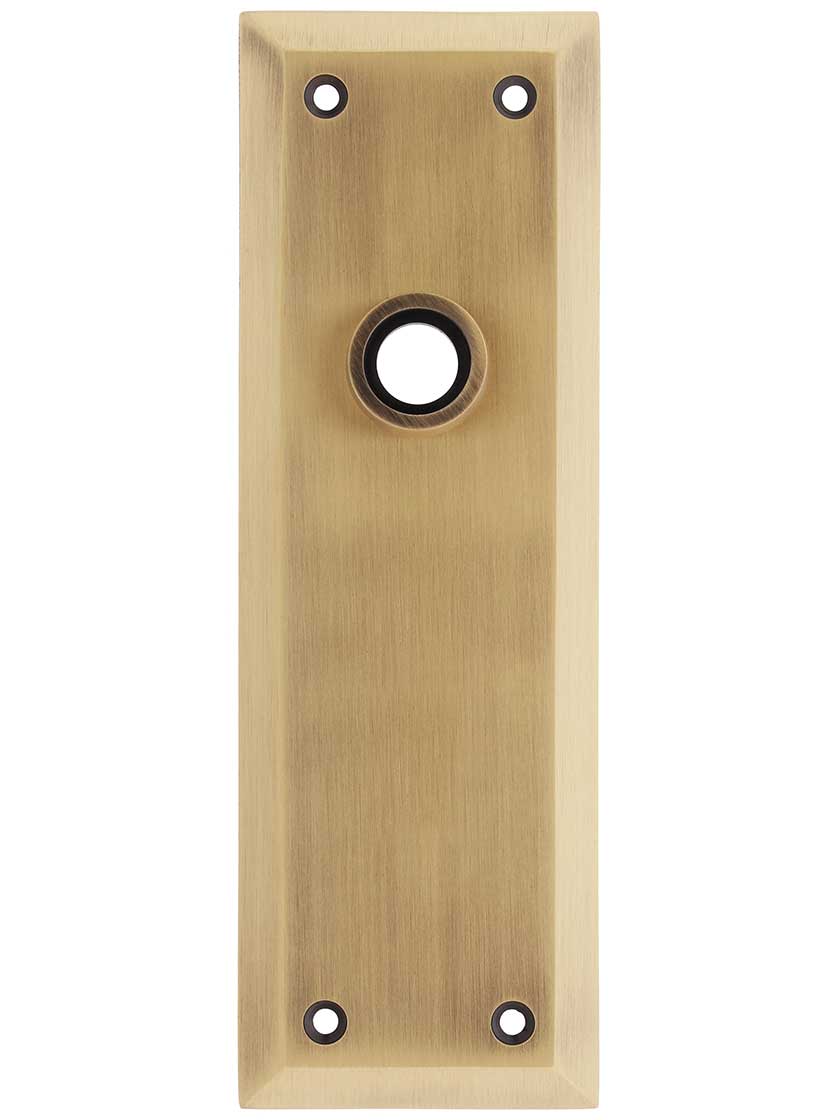 New York Forged-Brass Back Plate | House of Antique Hardware