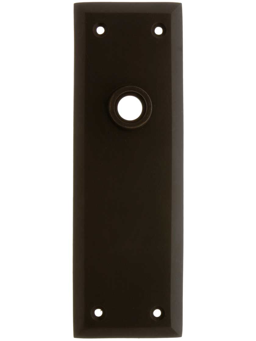 New York Forged-Brass Back Plate | House of Antique Hardware