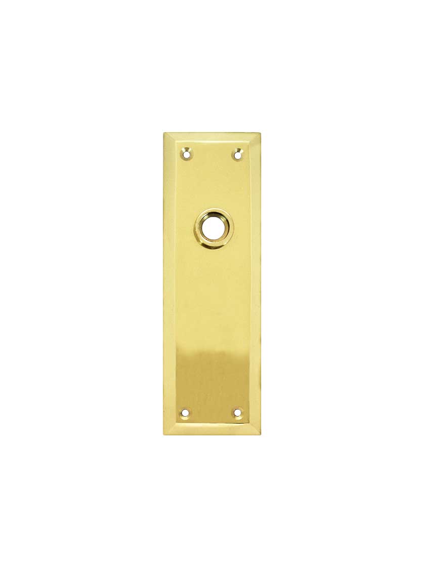 New York Forged-Brass Back Plate | House of Antique Hardware