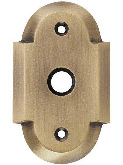 Arched Forged-Brass Rosette | House of Antique Hardware