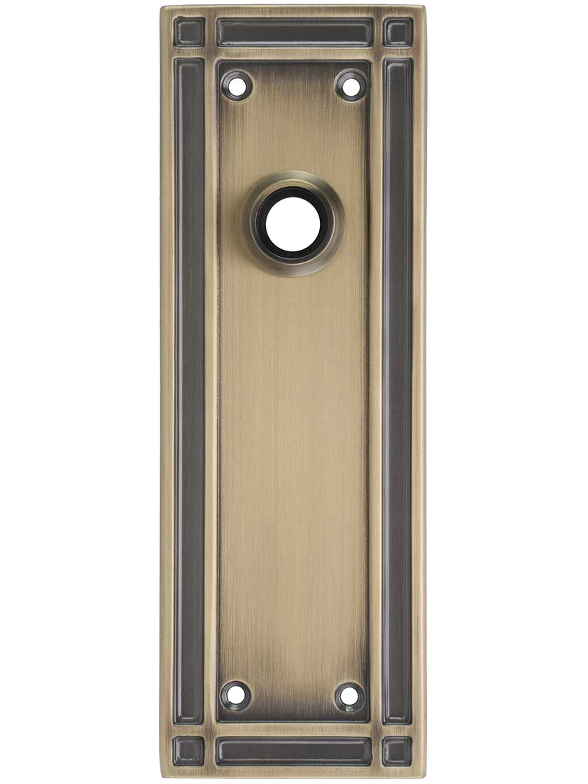 Mission Forged-Brass Back Plate | House of Antique Hardware