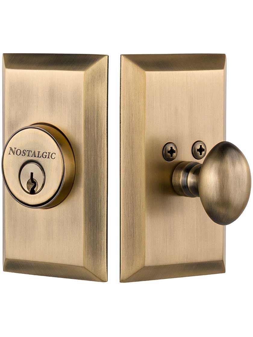 New York Single-Cylinder Deadbolt | House of Antique Hardware