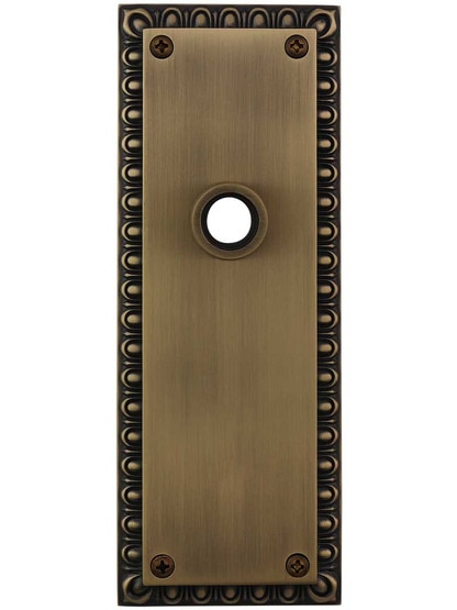 Ovolo Forged-Brass Back Plate | House of Antique Hardware