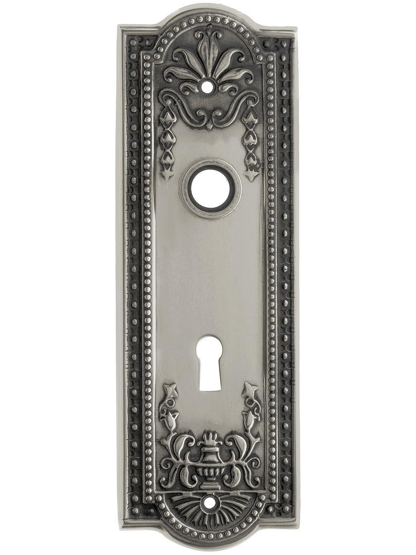 Meadows Design Forged Brass Back Plate With Keyhole | House of Antique ...