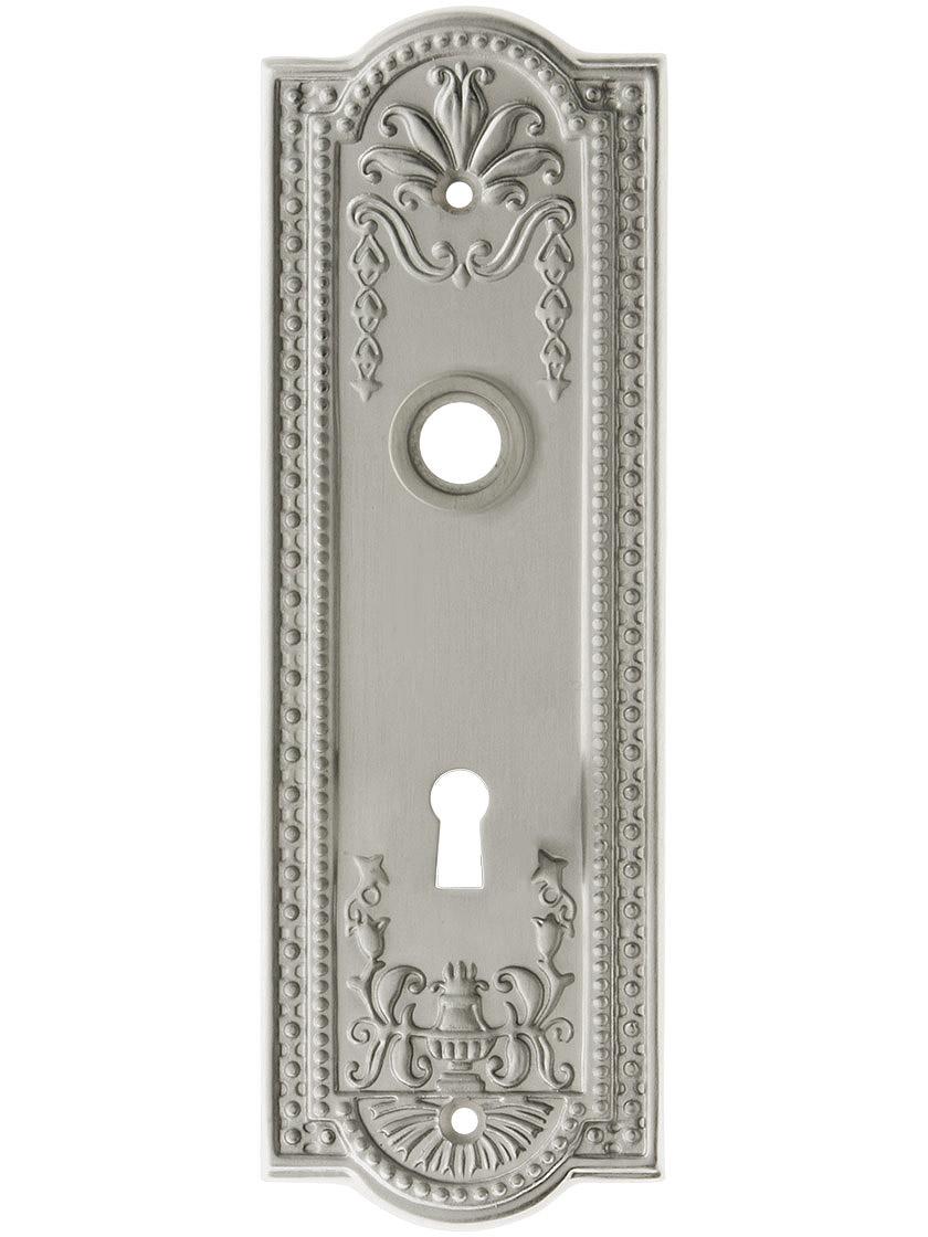 Meadows Design Forged Brass Back Plate With Keyhole | House of Antique ...