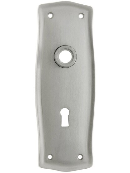 Prairie Style Forged Brass Back Plate With Keyhole | House of Antique ...