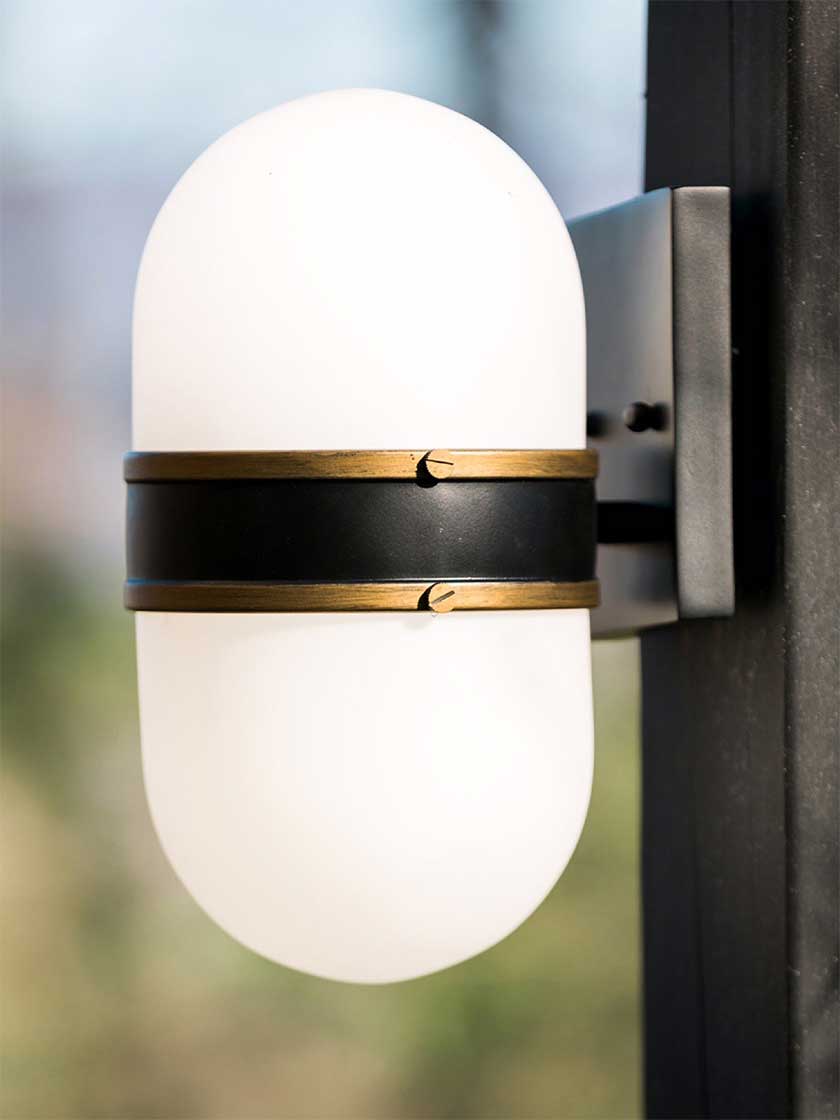 Capsule 1 Light Outdoor Wall Mount | House of Antique Hardware