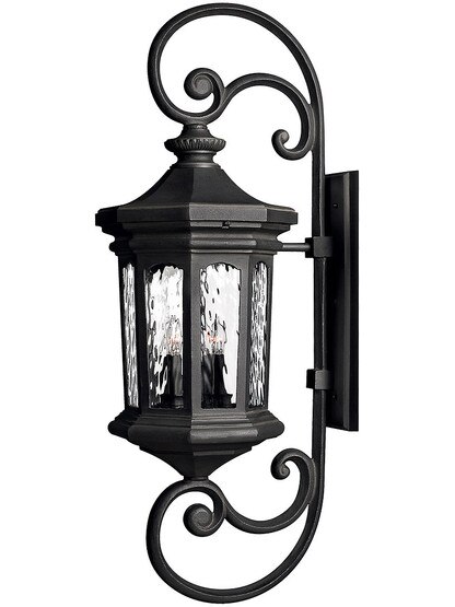 Raley Oversized Entry Light In Museum Black | House of Antique Hardware
