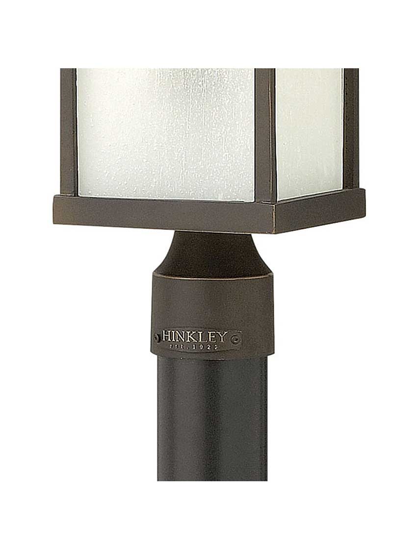 Manhattan Outdoor Post / Pier Light in Olde Bronze | House of Antique ...